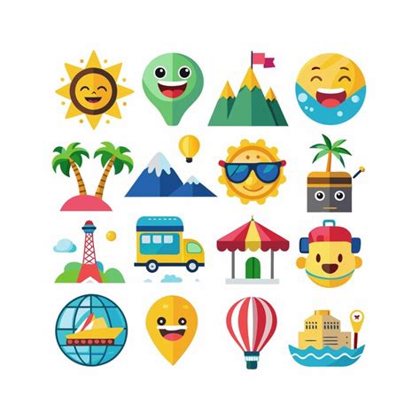 여행 이모티콘 이미지 Freepik에서 무료 다운로드