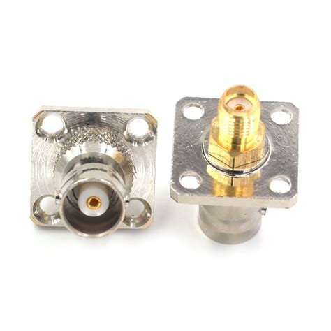 Sma Bulkhead And Flange Connectors Length Panel Fit Ip Seal