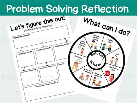 Problem Solving Reflection Sheet Problem Solving Skills Problem Solving Worksheet Problem