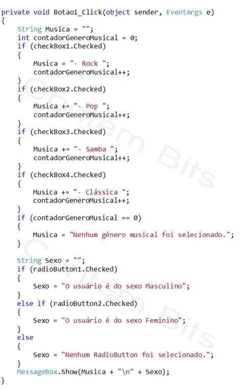 Cursos C Checkbox
