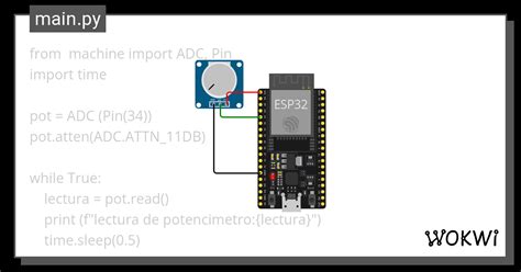 Simulación 1 Pot con ESP32 Copy Wokwi ESP32 STM32 Arduino Simulator