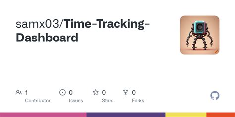 GitHub Samx03 Time Tracking Dashboard