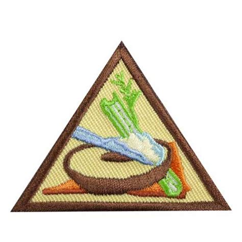 Girl Scouts Of The Usa Brownie Snacks Badge Girl Scouts Of Silver
