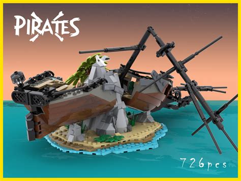 Lego Moc Shipwreck By Marius2002 Rebrickable Build With Lego