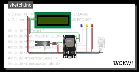 Trab 2° Bimestre Rtos Wokwi Esp32 Stm32 Arduino Simulator