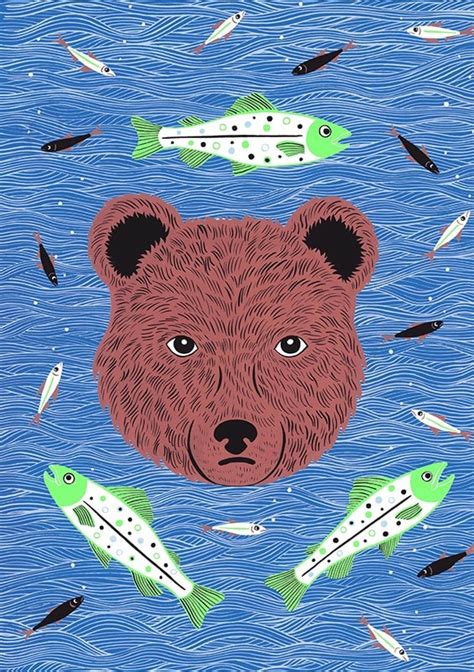 Illustration Originale de Clémence Pollet The bear Galerie Robillard