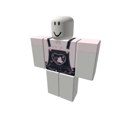 Cutesy Bear Denim Overall Pink Mezzo Kawaii Roblox