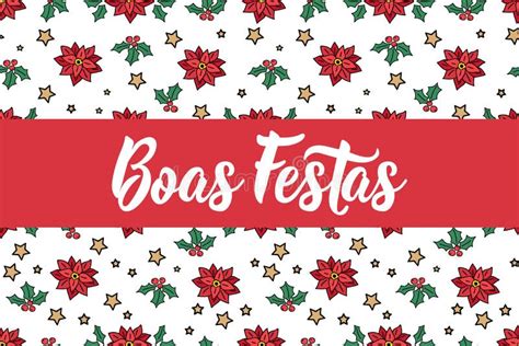 Christmas Card Happy Holidays In Portuguese Holidays Lettering Ink