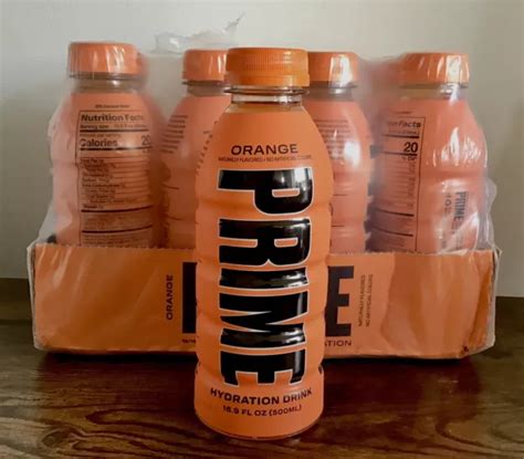 Prime Hydration Drink Orange Ksi And Logan Paul X 1 Bottle Usa Import Eur
