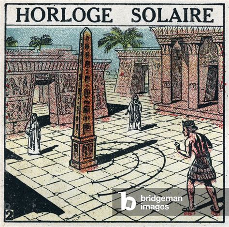 Image Of Time Solar Clock Used In Ancient Egypt 1925 Print By Anonymous