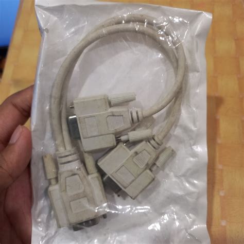Jual Kabel Vga Cabang 1 Male 2 Female Kabel Vga Splitter Shopee