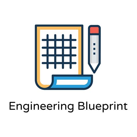 Trendy Engineering Blueprint 16111451 Vector Art At Vecteezy