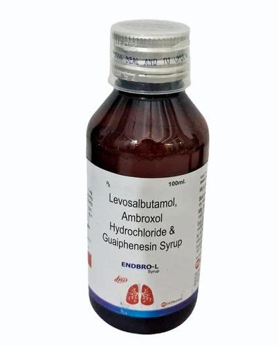 100ml Levosalbutamol Ambroxol Hydrochloride Guaiphenesin Syrup At Rs