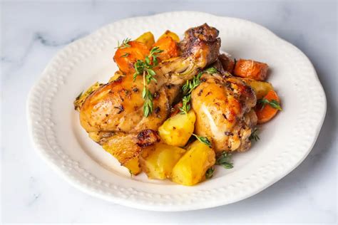 Cuisses De Poulet Et Pommes De Terre Au Four Cousina