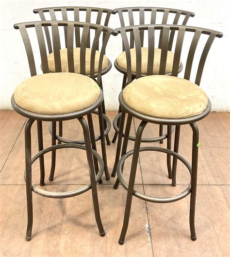 Lot Pc Transitional Style Barstools