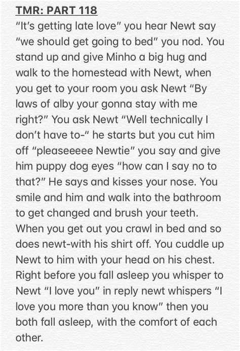 TMR Imagine Part Maze Runner Imagines Maze Runner Funny Newt Maze Runner