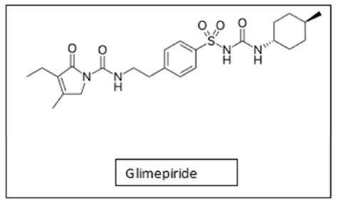 The Structure Of Glimepiride Download Scientific Diagram