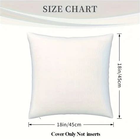 Персонализируема калъфка за възглавница във ретро стил 18x18 Temu Bulgaria