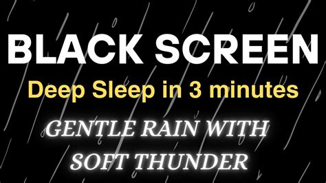 Rain Sounds For Sleeping Dark Screen Sleep And Relaxation Black