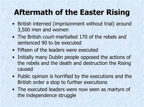 Easter Rising 1916 Ppt