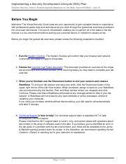 Implementing A Security Development Lifecycle SDL Plan Pdf Implementing A Security Development