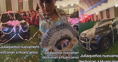 tiktok redes comparan regalos de bodas de huancayo y juliaca y se arma