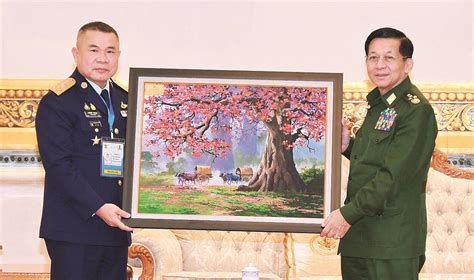 နိုင်ငံတော်စီမံအုပ်ချုပ်ရေးကောင်စီဥက္ကဋ္ဌ တပ်မတော်ကာကွယ်ရေးဦးစီးချုပ