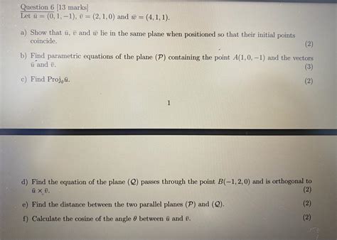 solved question 6 13 marks] let ū 0 1 1 ū 2 1 0
