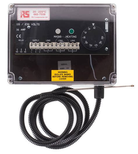 Rs Pro Rs Pro Trace Heating Thermostat 75mm X 200mm X 150mm 35 →