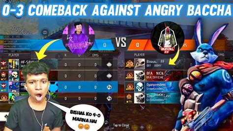 Angry Baccha Youtuber 😡 Quit Rank Push 😭 After My 0 3 Hardest Comeback