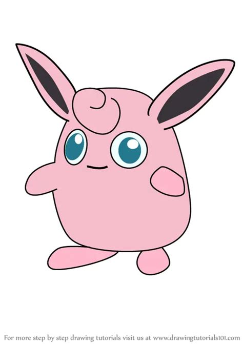 How To Draw Wigglytuff From Pokemon GO Pokemon GO Step By Step DrawingTutorials Com