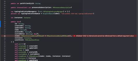 Swift Compiler Error Xcode 101 Swift 42 · Issue 160 · Pusher