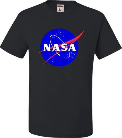 Adult Blue Nasa Logo T Shirt Etsy