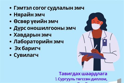 Нээллтэй ажлын байр Эрүүл мэндийн газар