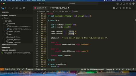 Coding In Rpg Ibm Ias400 Using Prepare And Execute Youtube