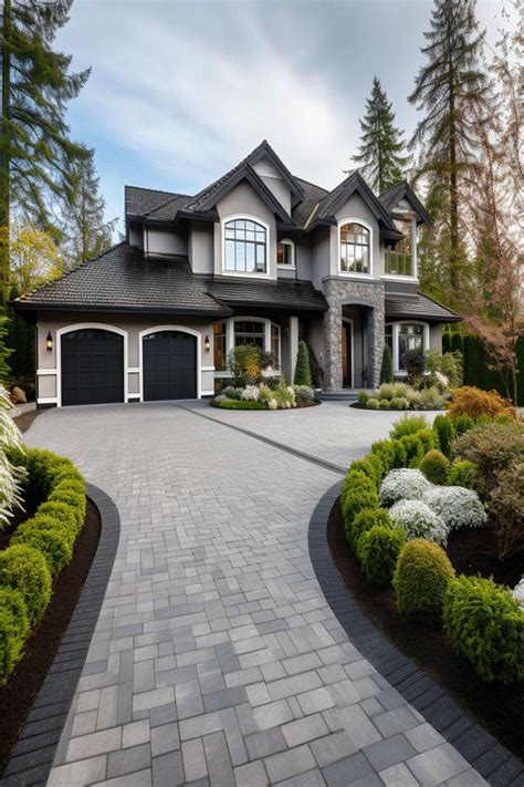 Driveway Landscaping Ideas Elegance Meets Functionality Driveway Landscaping Driveway Design