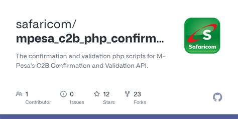 Github Safaricommpesac2bphpconfirmationvalidation The Confirmation And Validation Php