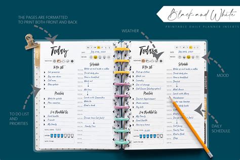 Desk Planner Inserts At Johnny Moe Blog