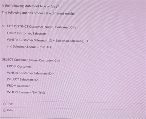 Solved Which One Is A Correlated Subquery Query A Select