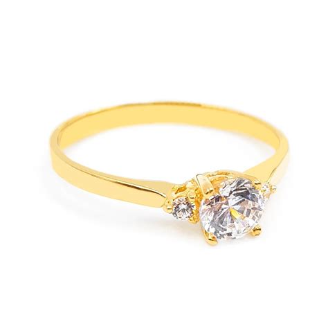 Anillo De Compromiso V Oro K Joyaspino