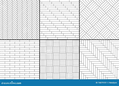 Parquet Patterns Most Common Types Models Versions Wooden Floor Set