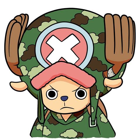 How To Draw Tony Tony Chopper In His Dressrosa Camo Outfit