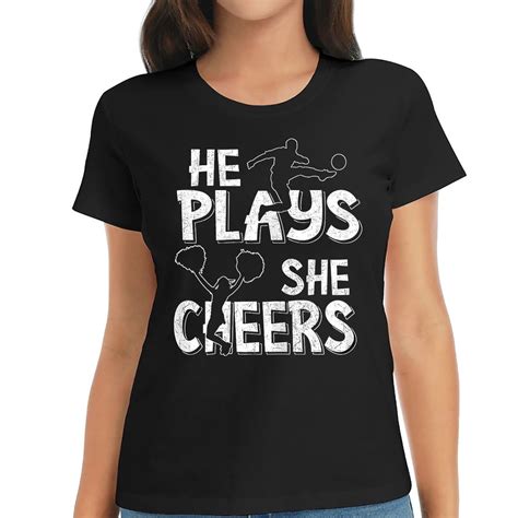 Cheer Mom Soccer Son Cheerleading Daugher Cheer T Shirt