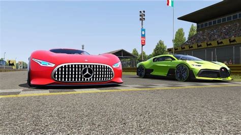 Bugatti Divo Vs Mercedes Benz Vision Gt At Monza Full Course