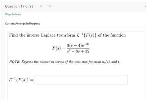 Solved Question 17 ﻿of 35view Policiescurrent Attempt In