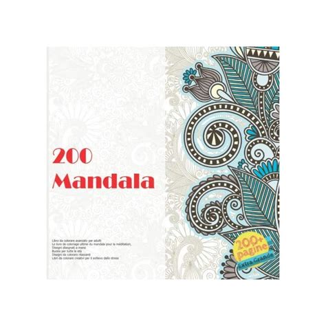 Buy 200 Mandala Libro Da Colorare Avanzato Per Adulti Non Ti