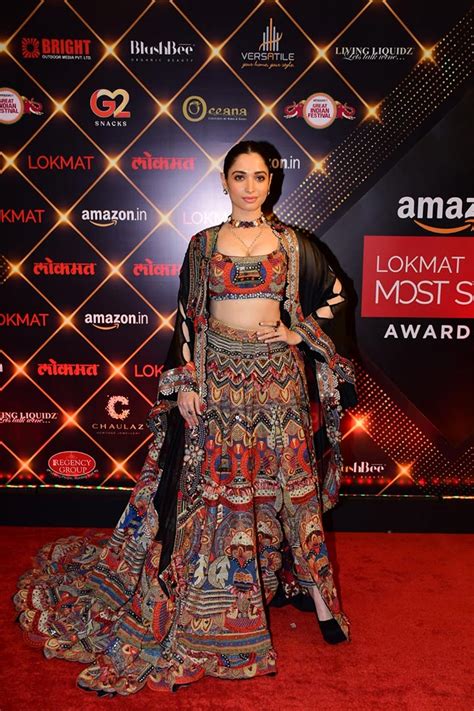 Tamannaah Bhatias Boho Fashion Statement For The Lokmat Most Stylish