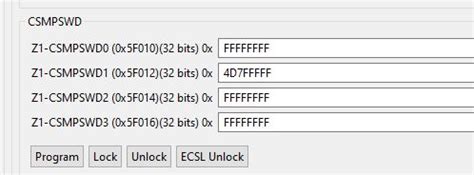 Tms F Dcsm Unlock Failed C Microcontrollers Forum C Microcontrollers Ti