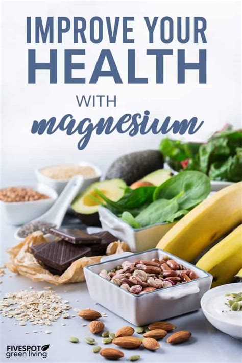 Blog Health Benefits Of Magnesium Pin Five Spot Green Living