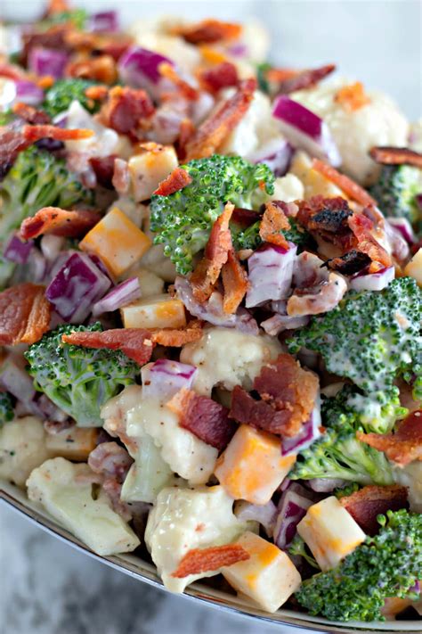 Low Carb Loaded Broccoli Salad Kitchen Fun With My 3 Sons